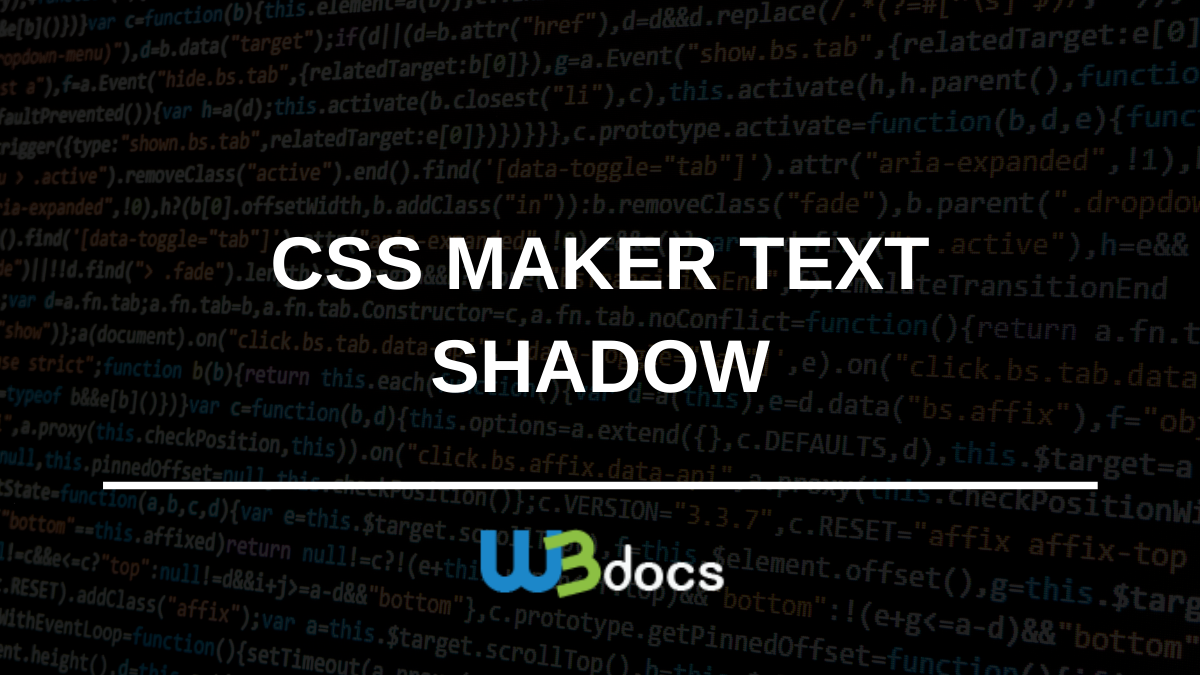 Text Shadow Css3 Text Shadow Css 3 Text Shadow 7064