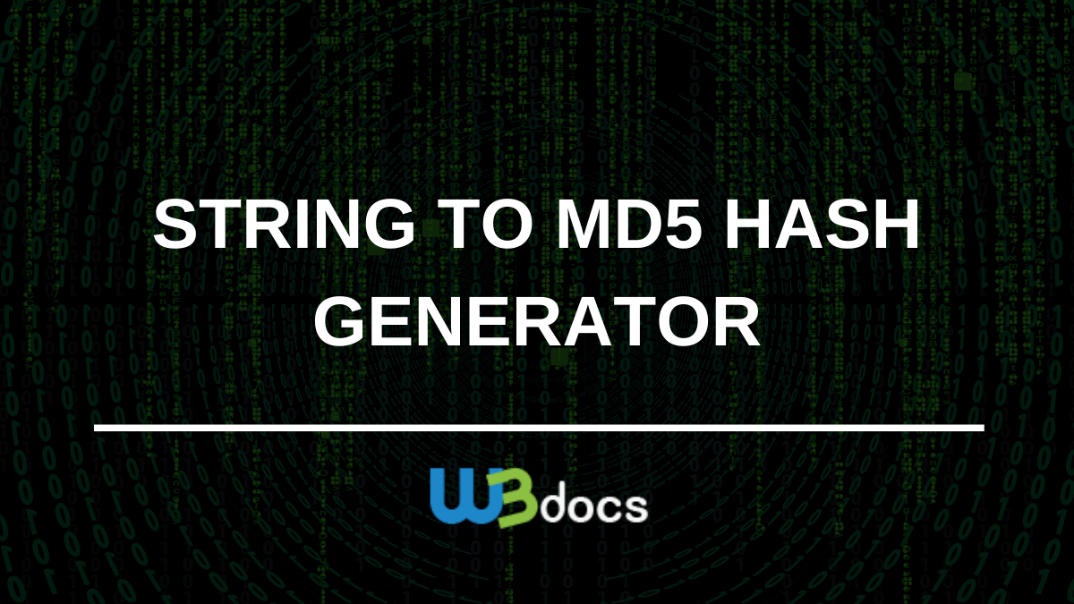 MD5-Hash-Generator - Schnelle Zeichenkette-zu-Hash-Umwandlung